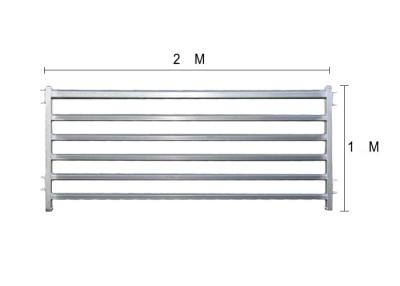 China Farm Cattle Yard Panels And Gates Galvanized / Painted Finish Surface for sale
