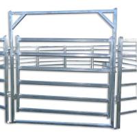 China 1.8x2.1m Low Carbon Steel Cattle Yard Panels CE for sale