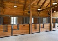 China Modern Steel Horse Stalls , No Sharp Edges Safety Metal Horse Stall Gates for sale
