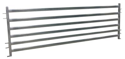 China Pasture Cattle Yard Panels Three Five Six Oval Rails Stock Farm Tube for sale