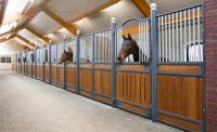 China Mobile Riding Horse Stall Panels Partitions Grill Sections Available Custom for sale