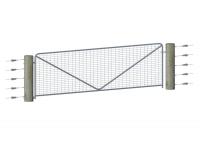 China High Performance Steel Farm Gates Good Oxidizing Resistance Property for sale