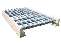 China Fully Welded Hot Dipped Galvanised Cattle Guard Grid , Steel Cattle Access Grid for sale