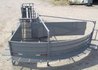 China Durable Livestock Handling Equipment 16 Inch Long Cattle Sweep Alley Systems for sale