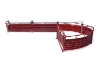 China Powder Coating Cattle Sorting Alley , Fully Caulked Cattle Tub And Alley for sale