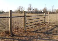 China Standard I Type 12ft Galvanised Farm Gates , Durable 12 Ft Metal Farm Gates for sale