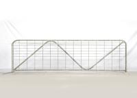 China Anti Crrosion Steel Field Gates , Welded Wire Mesh Steel Farm Fence Gate for sale