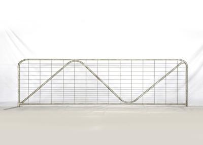 China Anti Crrosion Steel Field Gates , Welded Wire Mesh Steel Farm Fence Gate for sale