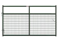 China Welded Wire Horse Corral Panels With Farm Gates 14 / 16 Gauge Tube for sale