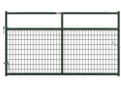China Welded Wire Horse Corral Panels With Farm Gates 14 / 16 Gauge Tube for sale