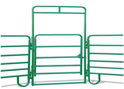 China Livestock Portable Round Yard Panels , Anti Corrosion Round Pen Corral Panels for sale
