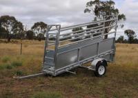 China Fast Assemble Cattle Loading Ramp Easy Relocate Durable Anti Slip Treads for sale