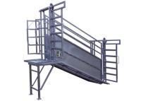 China High Tensile Pressed Animal Loading Ramps , Metal Adjustable Loading Ramp for sale