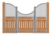 China Indoor Heavy Duty Metal Stall Doors , Portable Horse Stall Kits With Horse Stall for sale