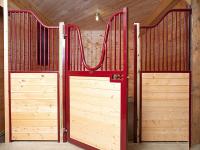 China hot dipped galvanized horse barn stall boxes with PE plastic board for sale