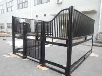 China Indoor Heavy Duty Metal Stall Doors , Portable Horse Stall Kits With Horse Stall for sale