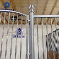 China European Horse Stalls with Welded Bamboo Front Panels Customizable 4.0m Length Galvanized Finish for sale