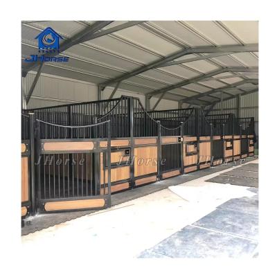 China Customizable European Horse Stalls in Varied Heights Weatherproof with Swing or Sliding European Horse Stalls for sale