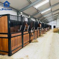 China Modular Horse Stables With Bamboo / Pine Fillings European Horse Stalls for sale
