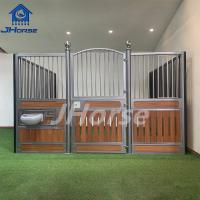 China Swing Door Or Sliding Door Horse Stable Stall With Powder Coated Surface Treatments for sale