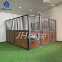 China Swing Door Or Sliding Door Horse Stable Stall With Powder Coated Surface Treatments for sale