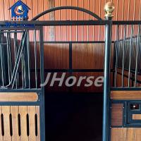China 2.2m European Horse Stalls Swing Door Or Sliding Door Bamboo Fill In Wood Material for sale