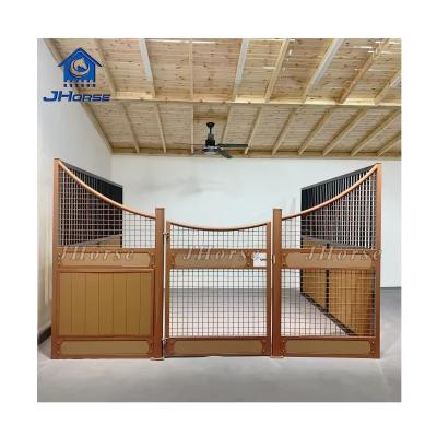 China Customized Horse Stable Stall Made Of Filling Bamboo Wood Type for sale