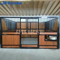 China Durable European Horse Stalls 3.5m Length Customizable Materials for sale