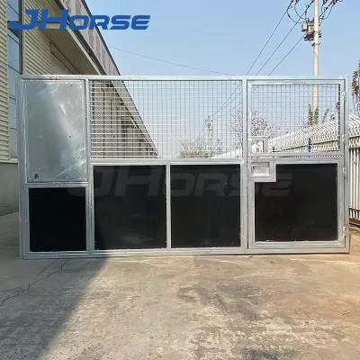 China Steel Frame Weatherproof Galvanized Surface Or Powder Coated European Style Horse Stable Panel for sale