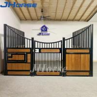 China Robust Steel Horse Stables With Modular Welded Structure Length 3m-4.2m for sale