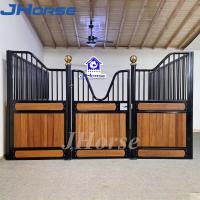 China 4.2m European Horse Stalls Powder Coated Or Galvanized Weatherproof Customizable for sale
