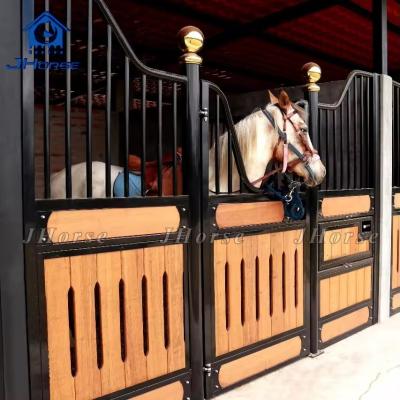 China Galvanized European Horse Stalls With Beautiful Design Easy Installation And Customizable Lengths for sale