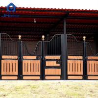 China Galvanized European Horse Stalls With Beautiful Design Easy Installation And Customizable Lengths for sale