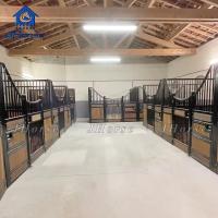 China European Horse Stalls Long Lasting Galvanized Surface Treatments For Farms European Horse Stalls for sale