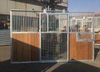 China Fabricated Pre Built Horse Stall Fronts High Strength Structural Steel Frame for sale