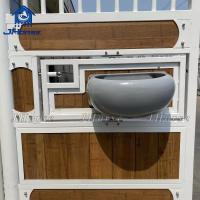 China Customized Materials Horse Stable With Height Of 2.3m Steel Q235 / Q235B And Wood for sale
