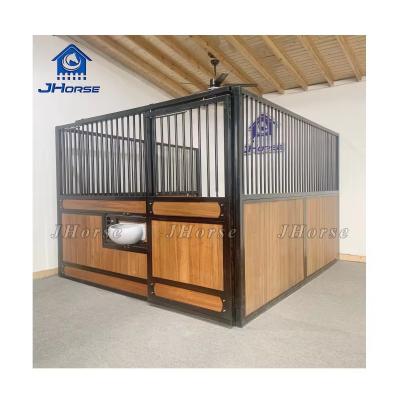 China Swing Door Steel and Bamboo Horse Stall Fronts Welded for sale