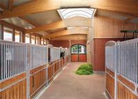 China 10ft 12ft European Galvanized Steel Indoor Horse Stable Panels Rust-Resistant for sale