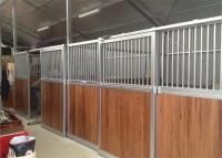 China Safety Galvanized Stable Horse Yard Panels /  Horse Stall Panels Inside And Out With Bamboo Board for sale