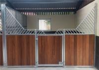 China Portable Fully Hot Dipped Galvanized Steel Horse Stables 3.6m 3.8m 4.0m for sale