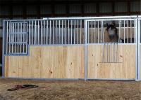 China Portable Fully Hot Dipped Galvanized Steel Horse Stables 3.6m 3.8m 4.0m for sale