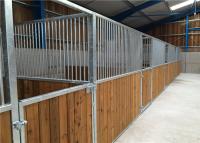 China Farm Equipment Horse Stable Box , Horse stall Panels With 20mm Bamboowood for sale