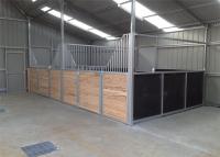 China Heavy Duty Horse Stable Box Equipment with Bamboo Board Hot Dip Galvanized European Style for sale