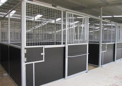 China 18mm 28mm Bamboo Infilled Equestrian Stable Swing Doors For Horse Shed for sale