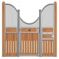 China Stable Doors Equestrian Equine front Gates Panel Guards Horses for Sale for sale
