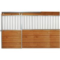 China Black Powder Coated Horse Barns And Stables 100% Commercial Grade Steel Material for sale