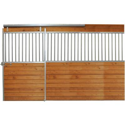 China Black Powder Coated Horse Barns And Stables 100% Commercial Grade Steel Material for sale