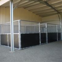 China Temporary Horse Stall Portable Horse Stable Box Indoor Swing Door Type for sale