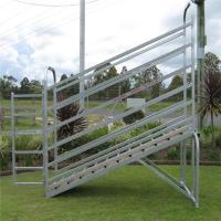 China Hot Dipped Galvanized Sheep Loading Ramp Plans Livestock Handling Equipment for sale