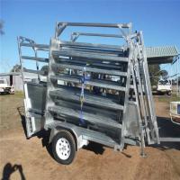 China Australian Galvanized Cattle Loading Ramp / Mobile Cattle Loading Ramp Easy Installing for sale